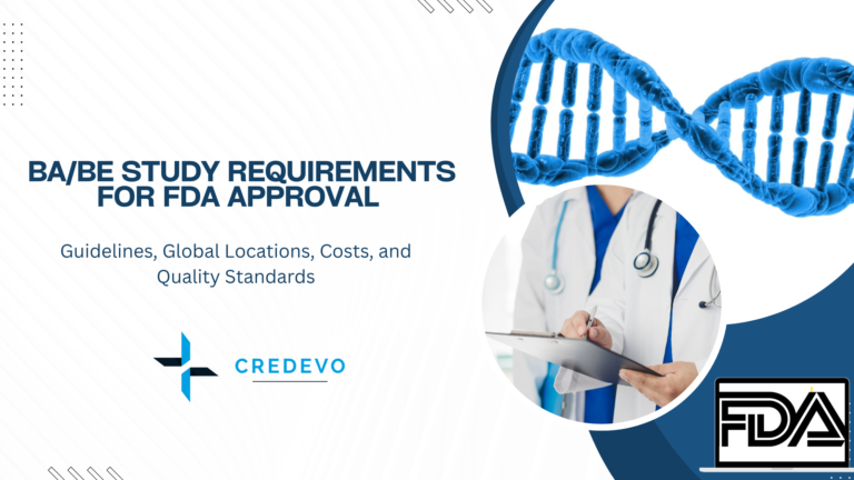 BA/BE Study Requirements for FDA Approval